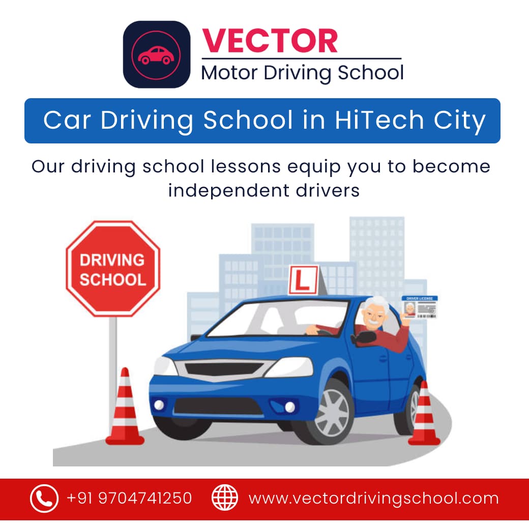 Best Car Driving School in HiTech City, Hyderabad | Vector Motor ...