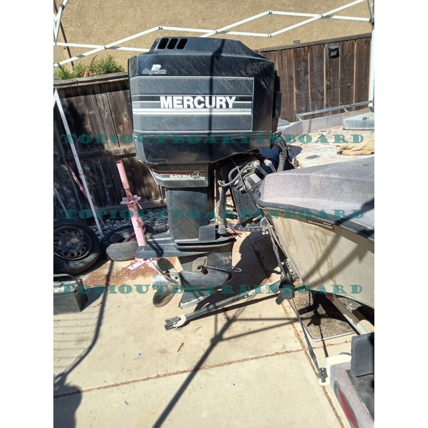 Mercury Black Max 200 HP 2 Stroke Outboard Boat Motor