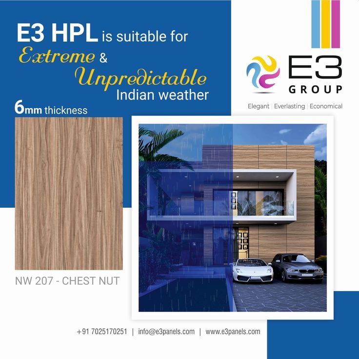 HPL (High Pressure Laminate) Sheets Manufacturer in India | E3 Group