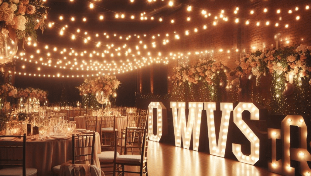 Choose Marquee Letter Lights For Unforgettable Weddings | The Wedding Props