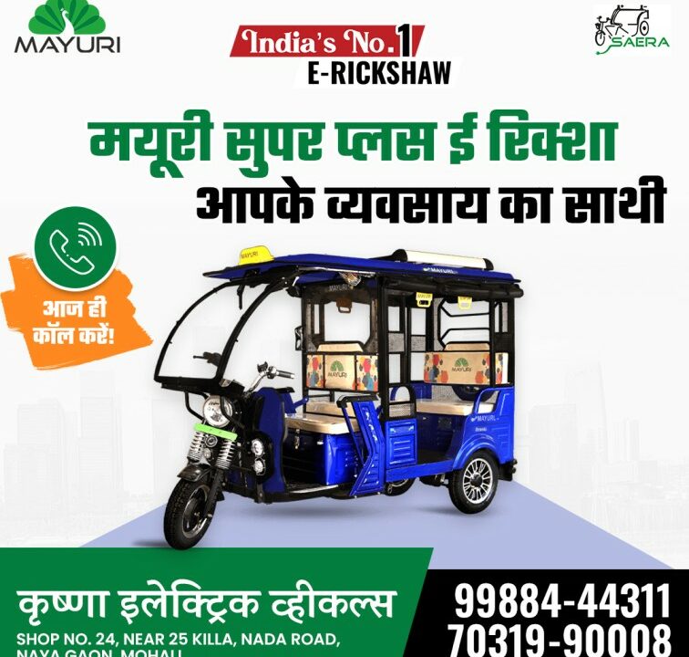 Mayuri Super Plus E Riksha - Redefining Urban Mobility