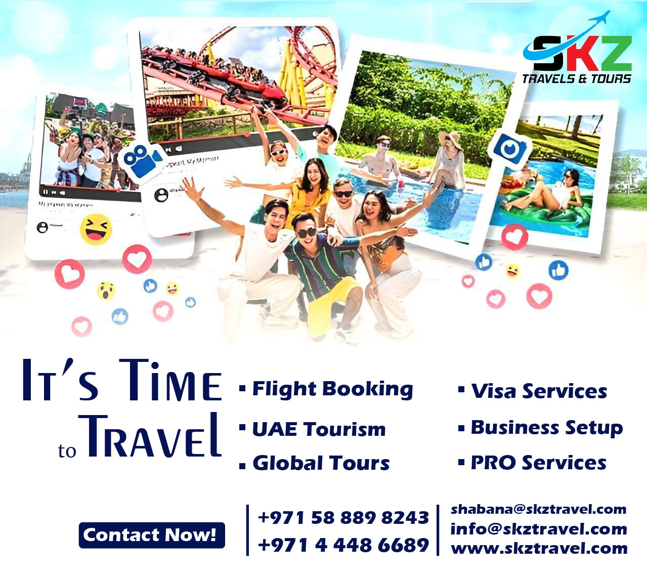 Premier Travel Agency in Dubai UAE | SKZ Travels and Tours