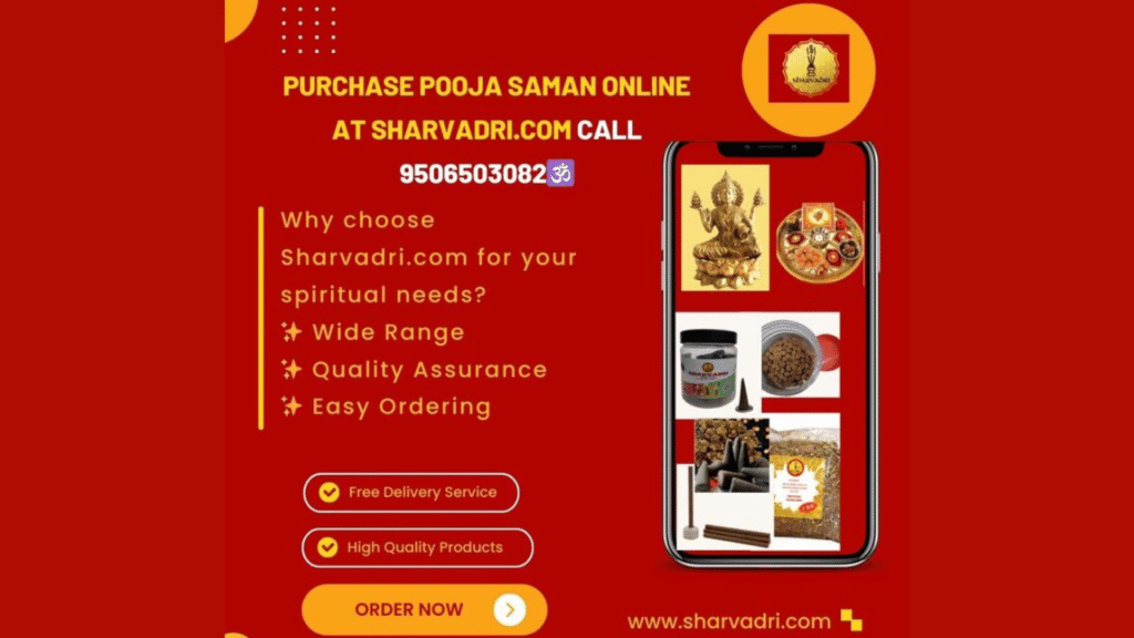 Purchase Pooja Saman Online at Sharvadri.com