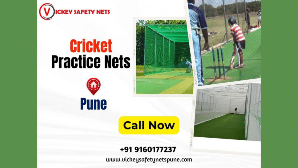 Premium Cricket Practice Nets in Pune | Vickey Safety Nets