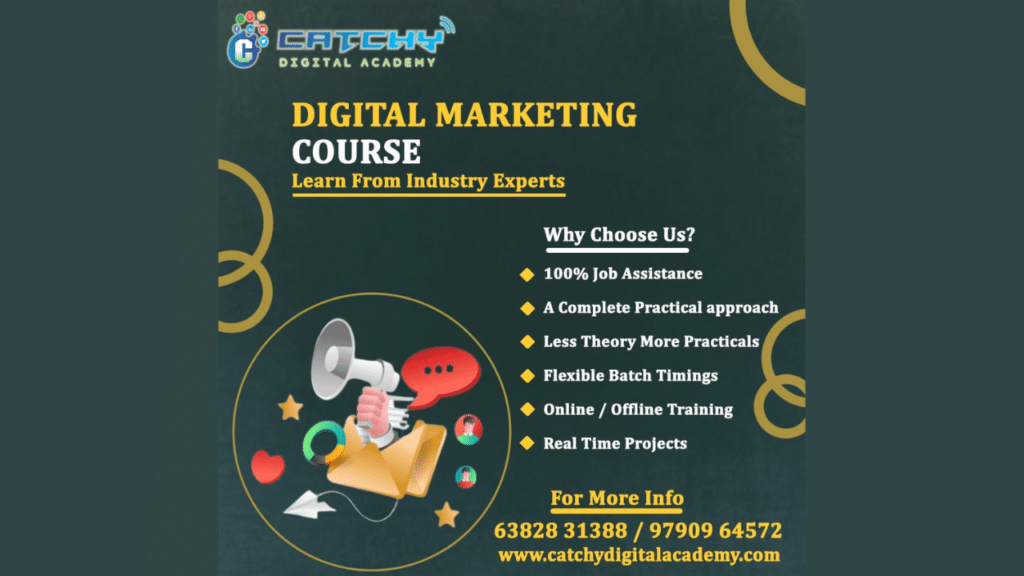 Digital Marketing Training Institute in Coimbatore | Catchy Digital Academy