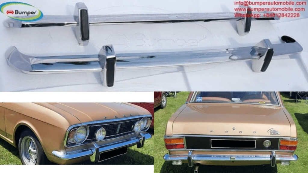 Ford Cortina MK2 Bumper with Over Rider 1966-1970