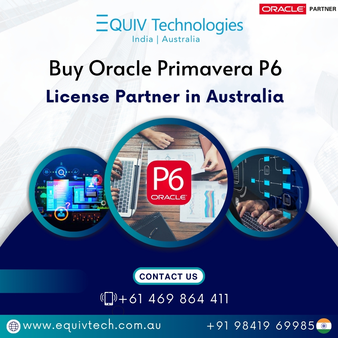 Oracle Primavera P6 License Partner in Australia
