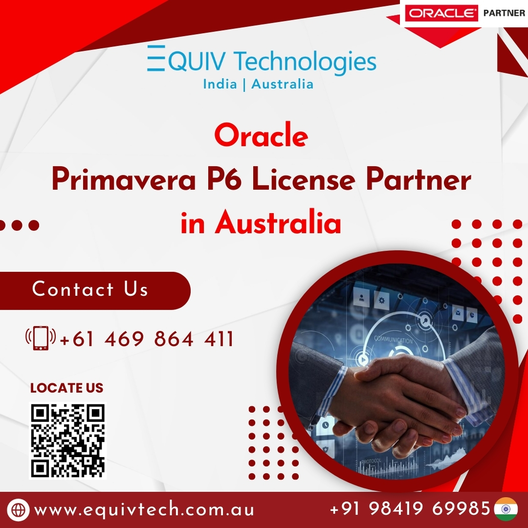 Oracle Primavera P6 License Partner in Australia