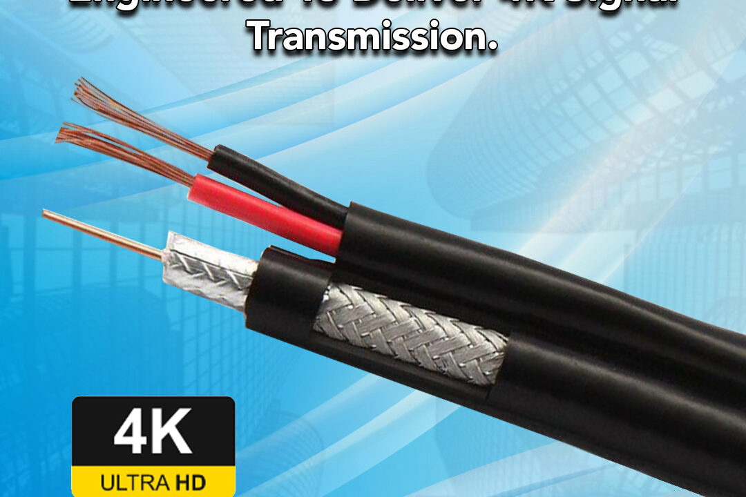 RG59+2C Coaxial Cable - Engineered To Deliver 4K Signal Transmission