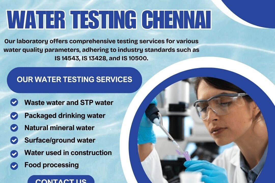 Water Testing in Chennai – Falcon Industrial Testing Laboratory