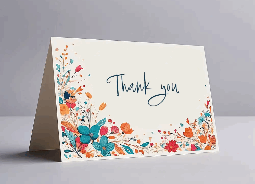 Custom Thank You Cards