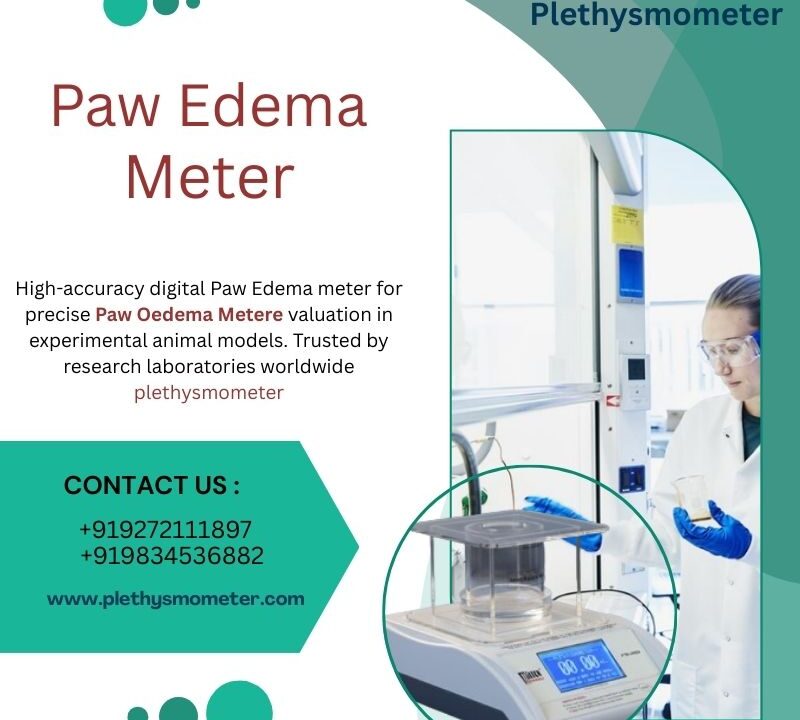 Digital Paw Edema Meter | Reliable Paw Oedema Testing Device